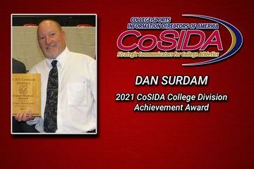 Surdam honored by CoSIDA - SUNY Cortland
