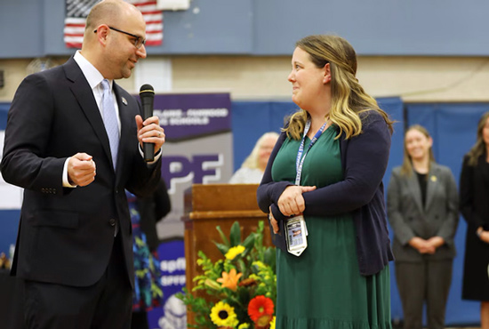 National honor nets teacher a $25,000 prize - SUNY Cortland